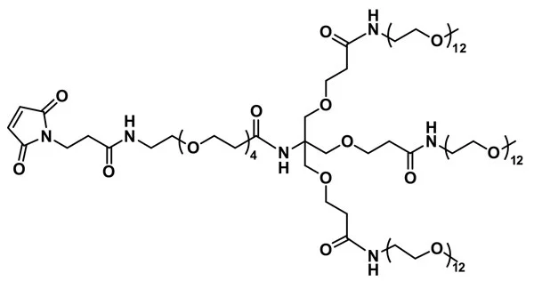 MAL-dPEG®₄-(m-dPEG®₁₂)₃ | Vector Labs