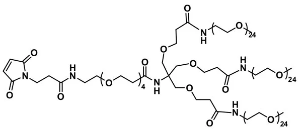 MAL-dPEG®₄-(m-dPEG®₂₄)₃ | Vector Labs