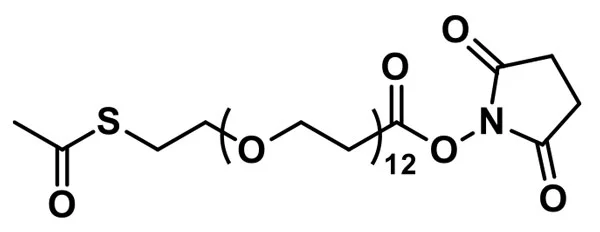 DPEG®₁₂-SATA (S-acetyl-dPEG®₁₂-NHS Ester) | Vector Labs