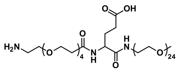 NH₂-dPEG®₄-Glu(OH)-NH-m-dPEG®₂₄ | Vector Labs
